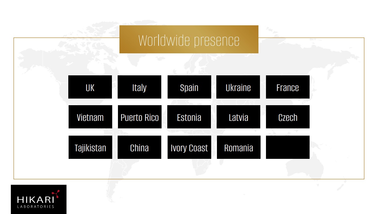 Worldwide Presence – HIKARI Laboratories